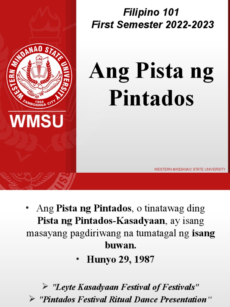 Pista NG Pintados | PDF