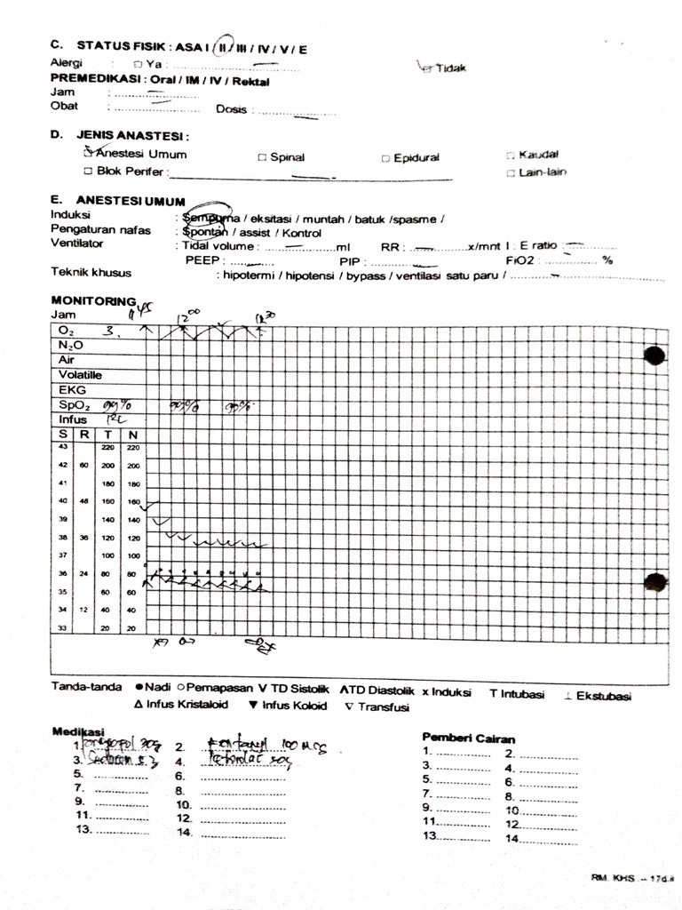 Monitoring Anestesi | PDF | Pulmonology | Respiratory System