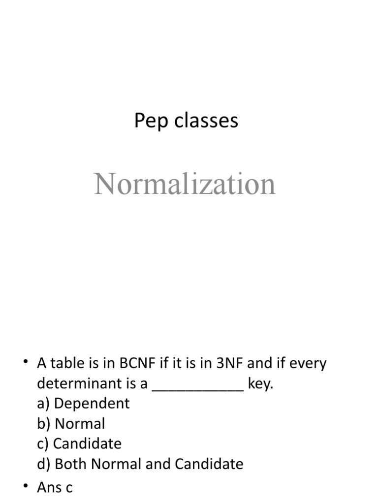 Normalization Day4 Pdf Information Technology Management Data
