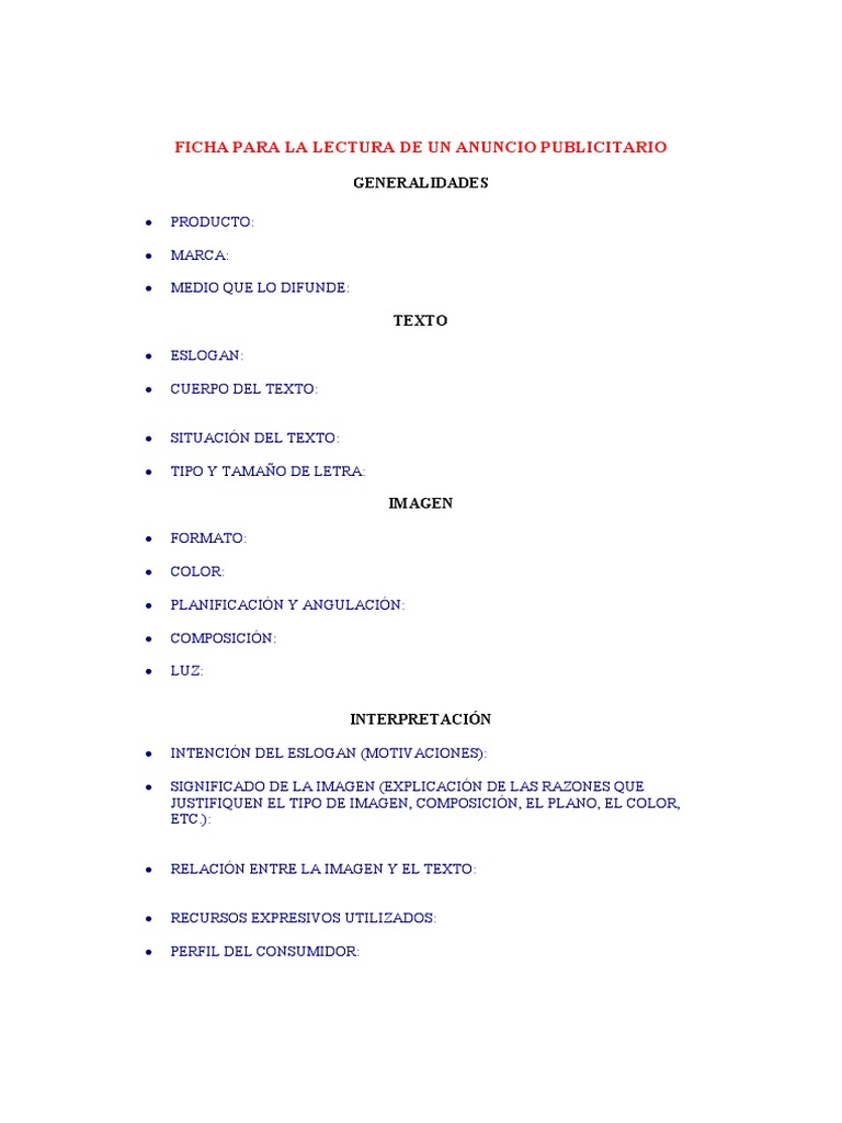 Guía para Analizar Anuncios Publicitarios | PDF | Ciencias sociales