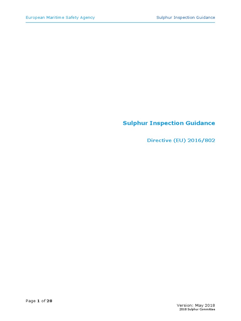 Dan Bunkering Sulphur Inspection Guide | PDF | Fuel Oil | Ships