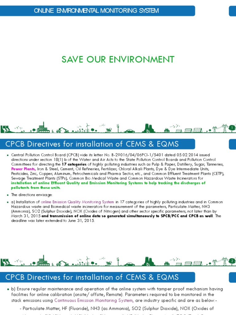 Cems, Eqms & Caaqms 10082021 Final | PDF | Total Organic Carbon ...