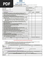 Pre-Inspection Checklist For Blasting | PDF