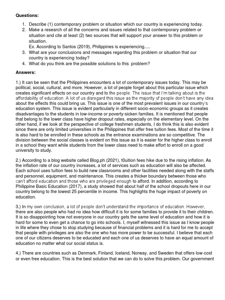 Affordability of Education in the Philippines | PDF | Tuition Payments