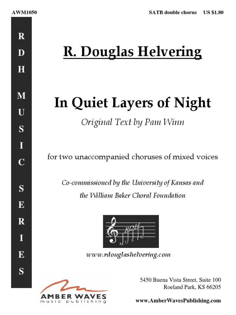 Douglas Helvering - in Quiet Layers of Night | PDF | Human Voice ...