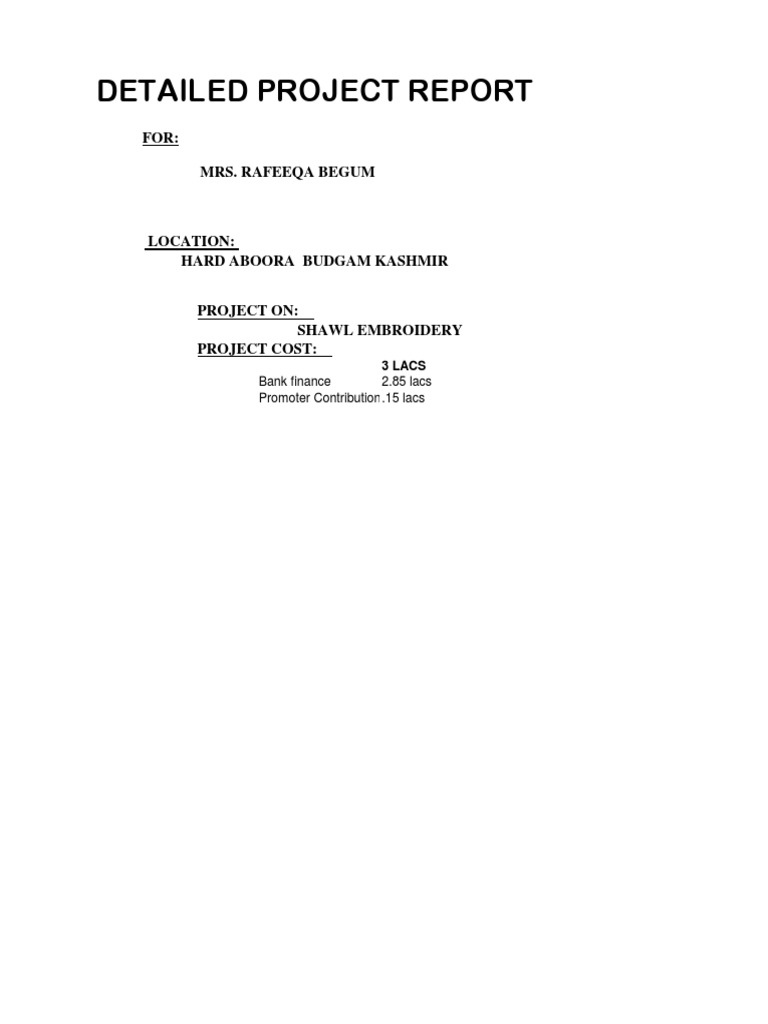 Rafeeqa Begum (DPR) | PDF | Expense | Depreciation