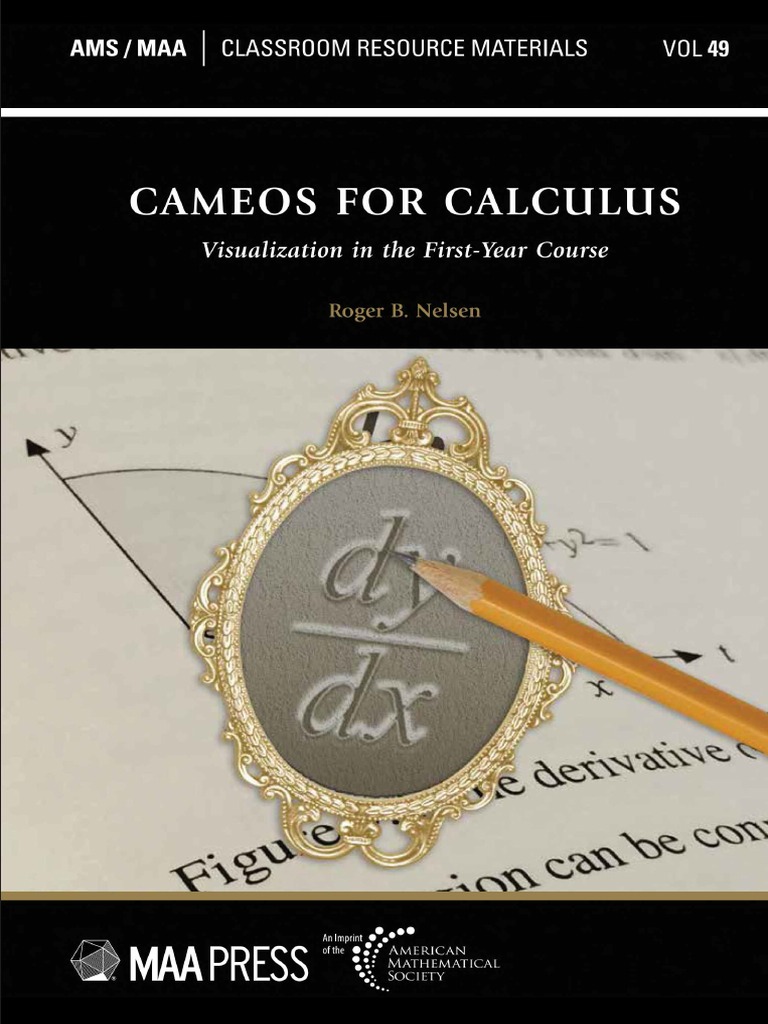 Cameos For Calculus Visualization in The First-Year Course by Roger B. Nelsen (Nelsen, Roger B ...