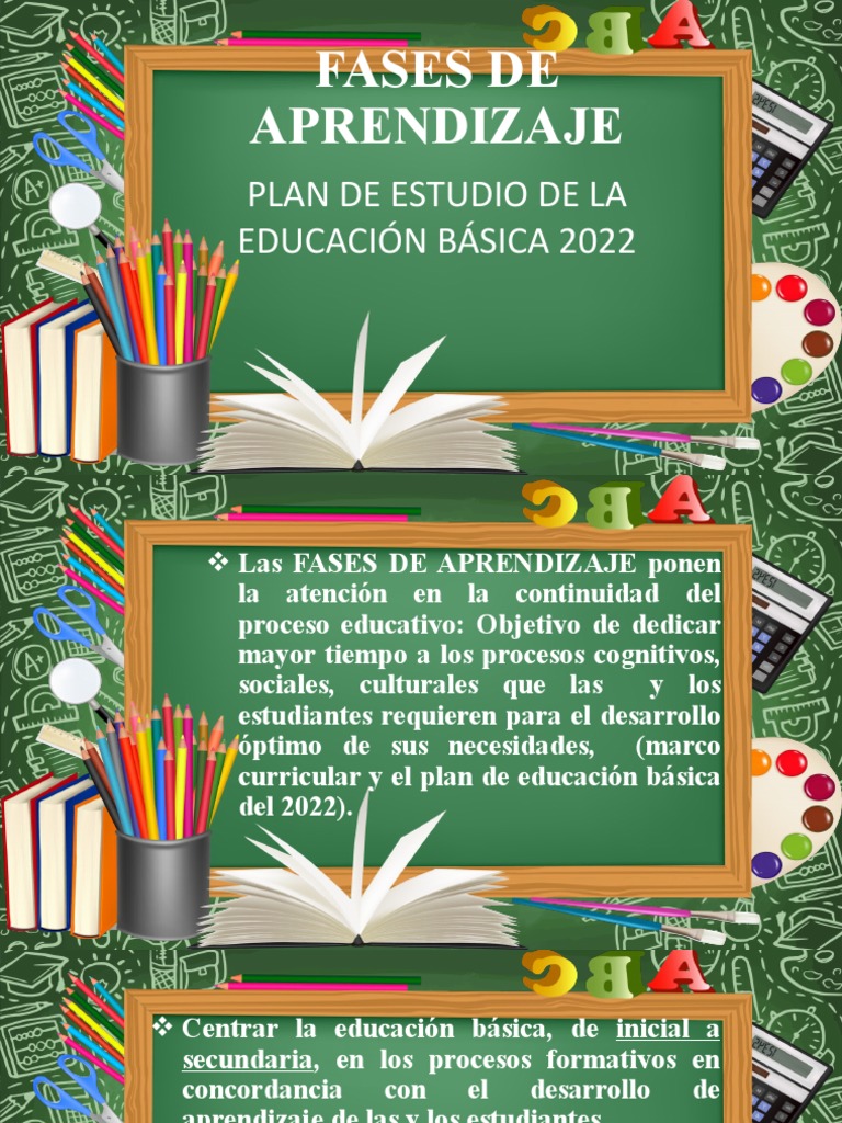 Fases de Aprendizaje en Educación Básica | PDF | Educación de la ...