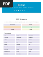 CSS Help Sheet | PDF | Cascading Style Sheets | Typography