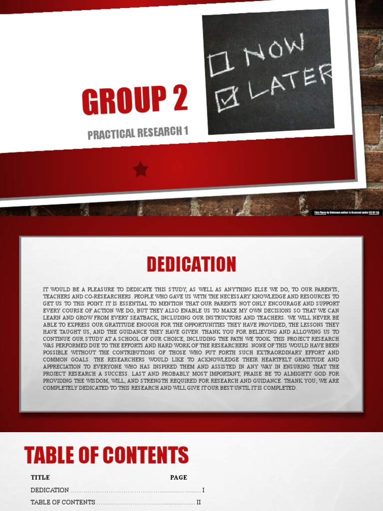 PR1 Final Presentation | PDF | Professional Skills | Procrastination