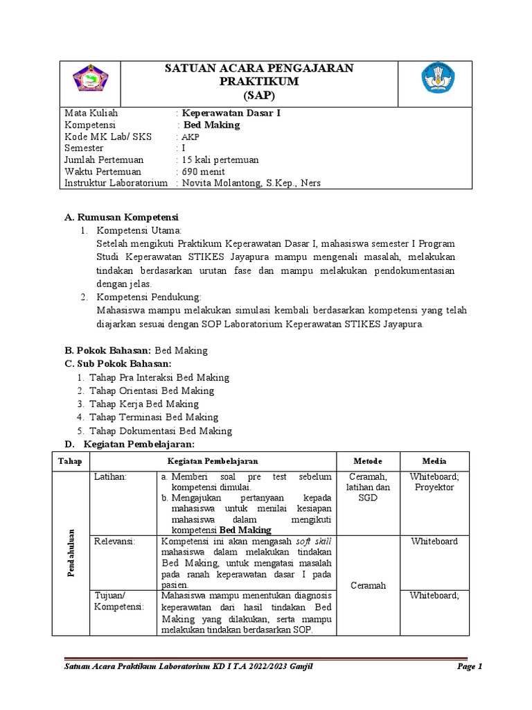 SAP Bed Making | PDF