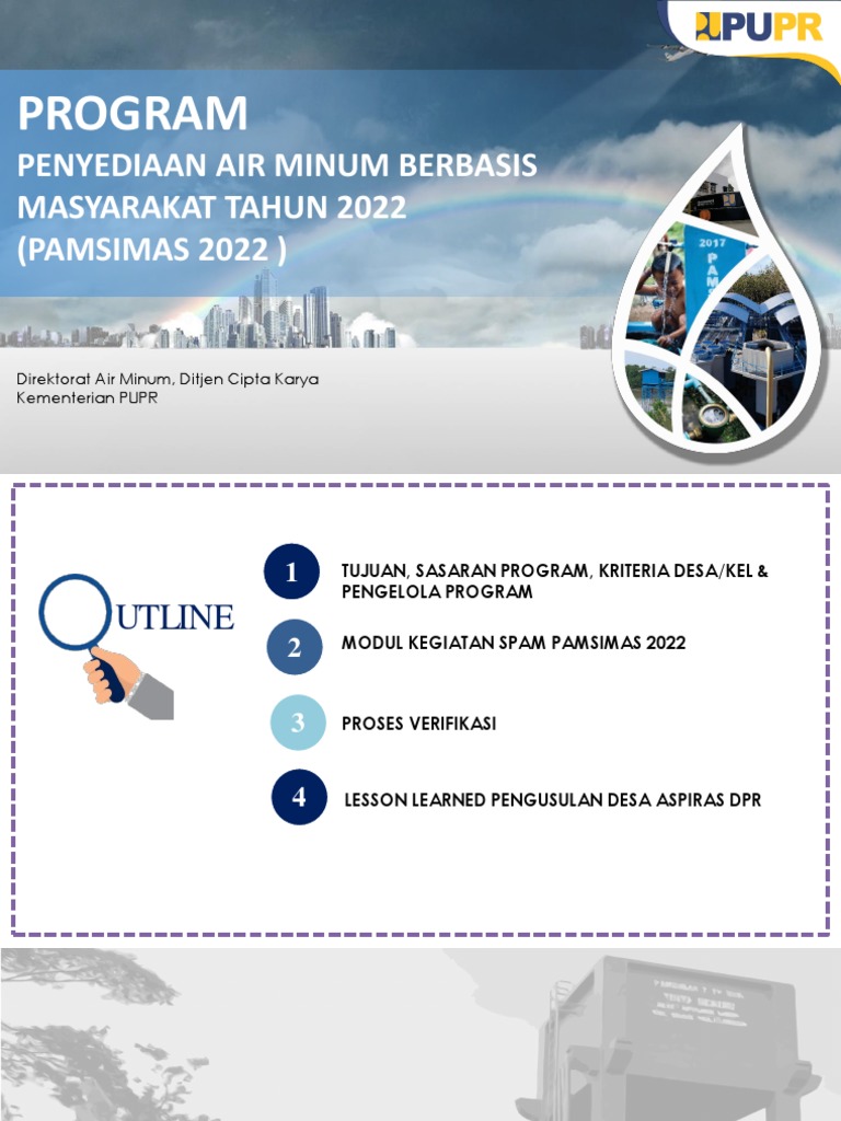 Logo PAMSIMAS 2022 untuk Desa | PDF