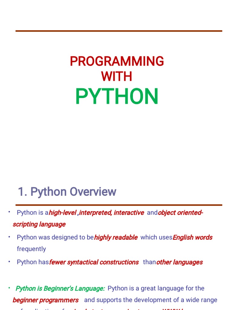 Python Introduction New 2021-22 - Odd | PDF | Control Flow | Python (Programming Language)