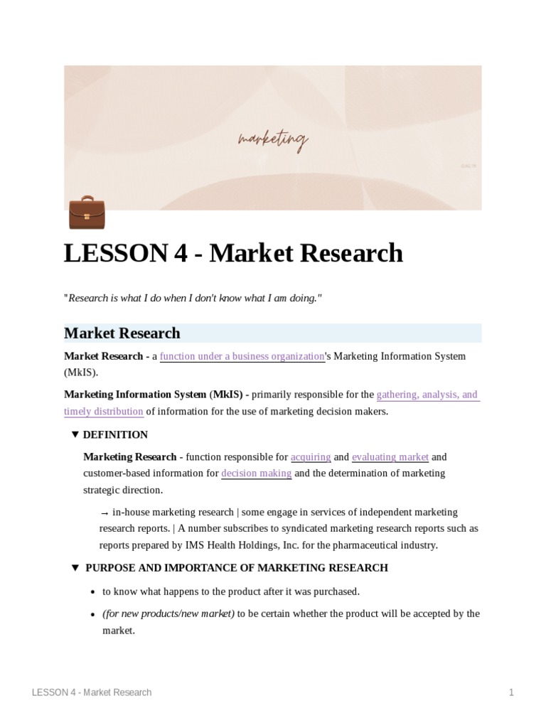 Understanding Market Research: A Step-by-Step Guide to Conducting ...
