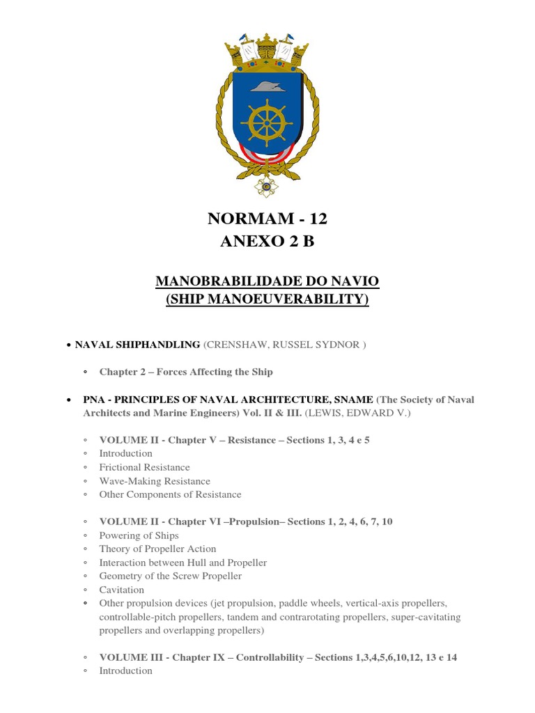 BIBLIOGRAFIA NORMAM 12 ORGANIZADA (P Kindle) | PDF | Propeller | Ships