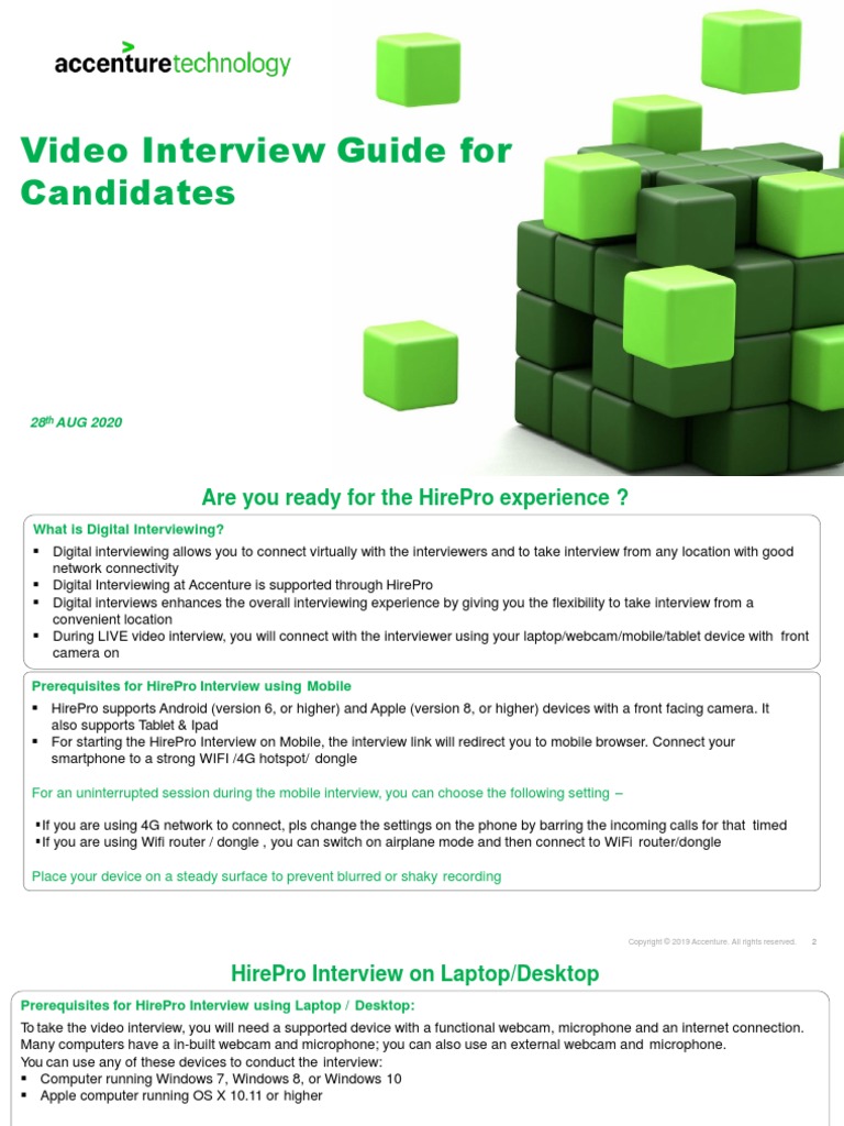 HirePro Guide For Candidates v1 | PDF | Internet | Information Age
