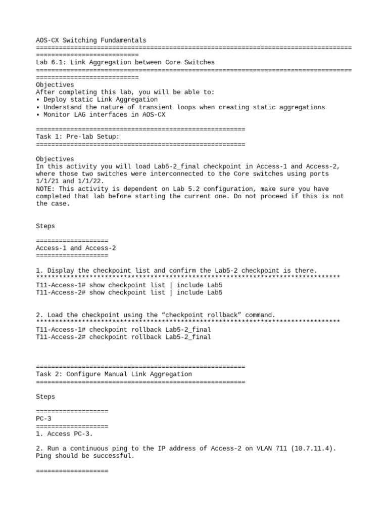 LACP Link Aggregation | PDF | Computer Architecture | Information Technology Management