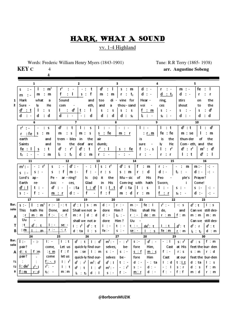 Hark, What A Sound | PDF