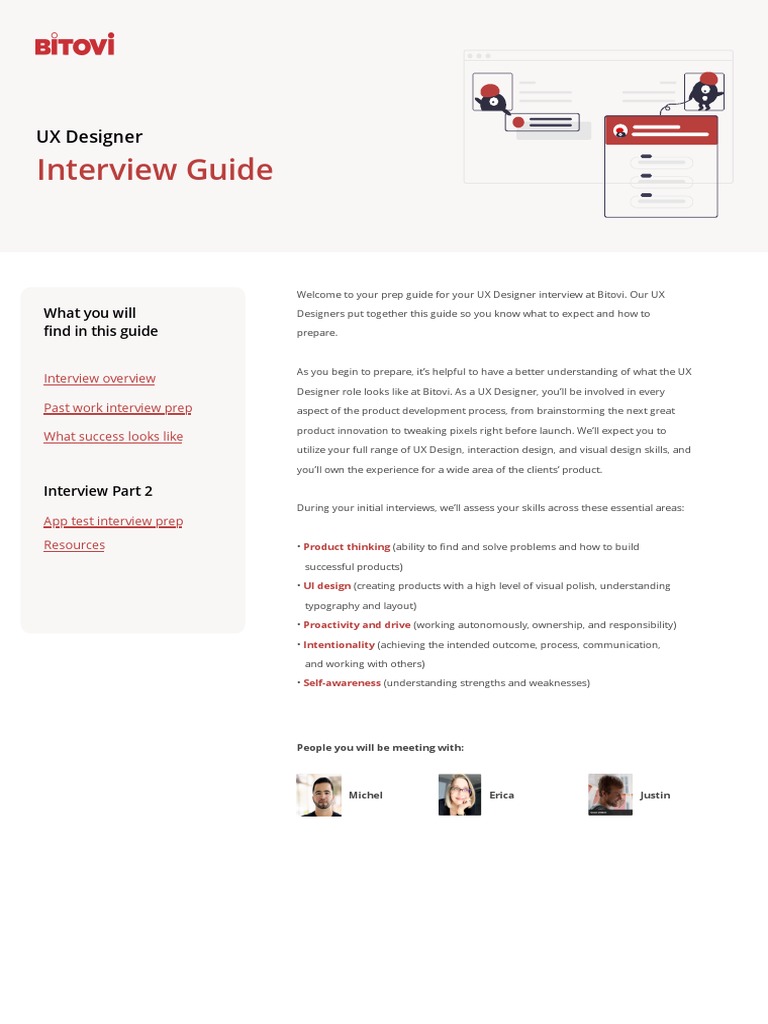 Ux Interview Process Guide | PDF | Design | Cognition