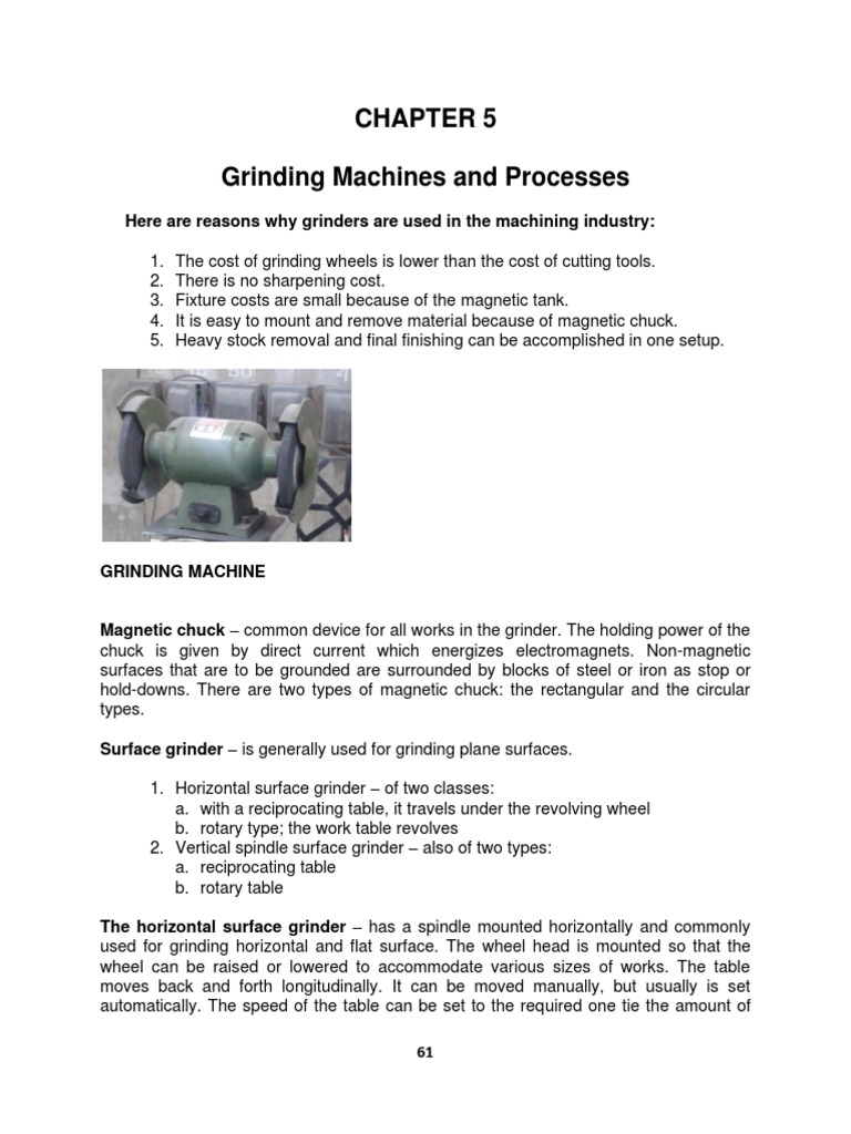 C9 - Grinding | PDF | Grinding (Abrasive Cutting) | Machining