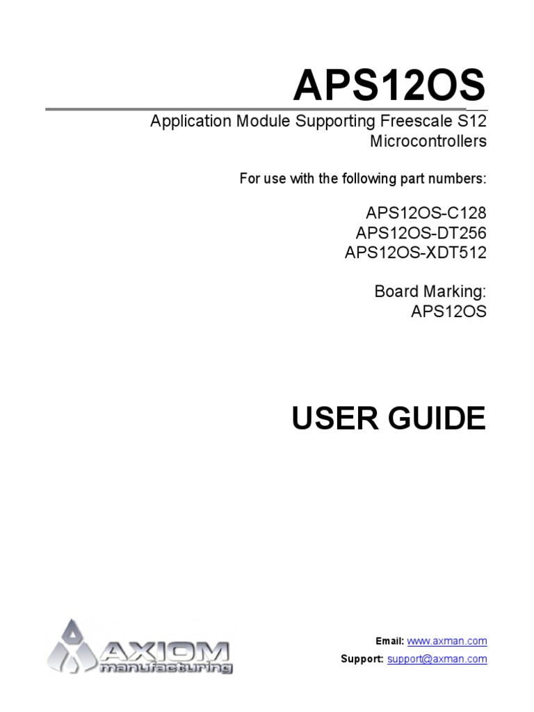 Aps12os Ug | PDF | Microcontroller | Usb