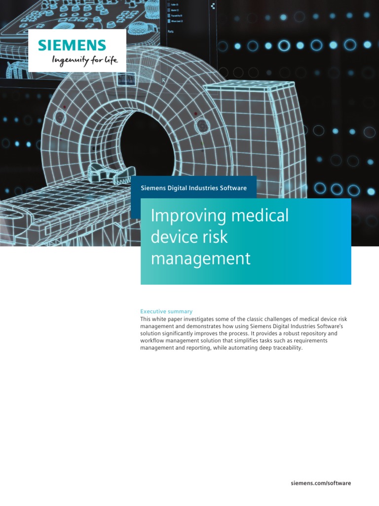 Siemens-SW-Improving-medical-device-risk-management-White-Paper | PDF ...