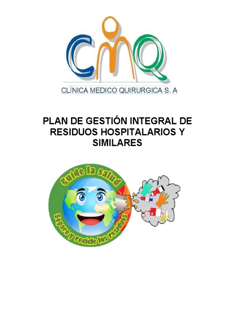 Pn-Pa-Ga-001 Plan de Gestión Integral de Residuos Hospitalarios y Similares | PDF | Residuos ...