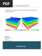 STRUCTURAL DESIGN Report | PDF | Structural Load | Bending