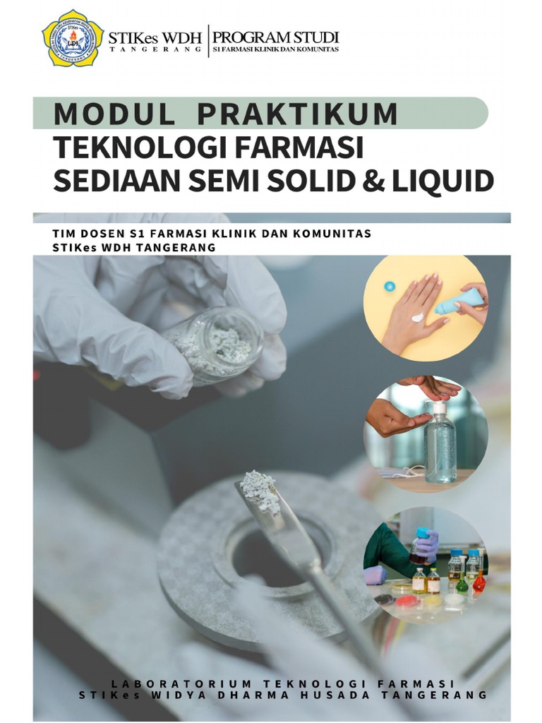 Modul Praktikum Teknologi Farmasi Sediaan Semi Solid Dan Liquid | PDF