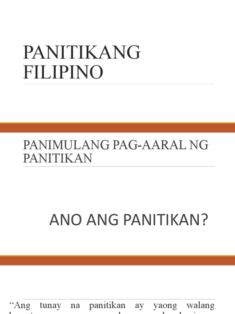 Panitikang Filipino | PDF