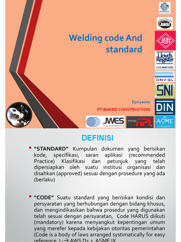 Welding Code and Standard-2015 | PDF