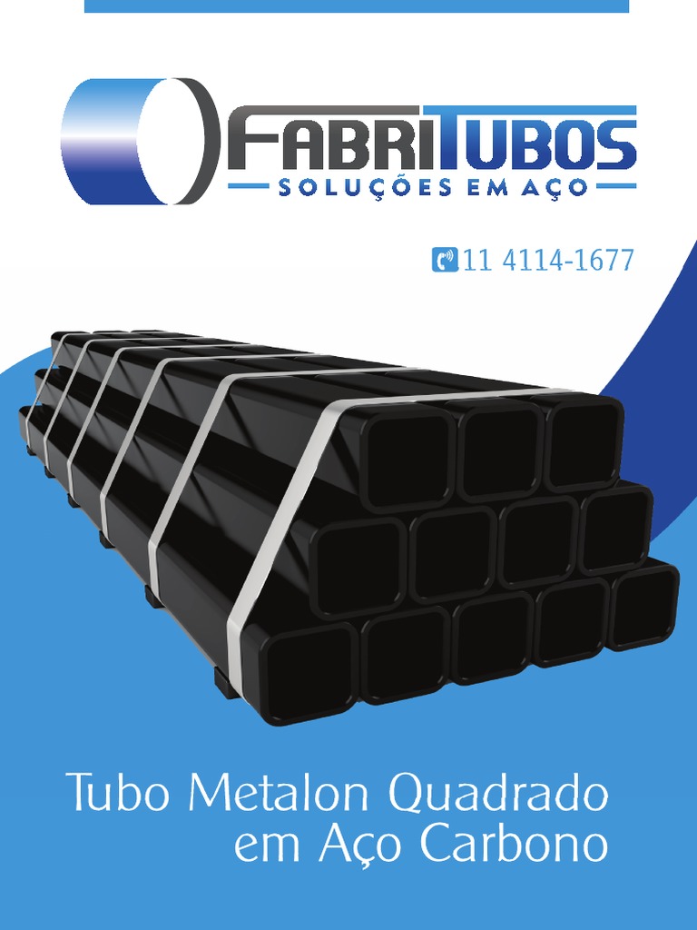 Tabela de Medidas de Tubos Metalon | PDF