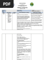 Kinder Action Plan | PDF | Storytelling | Child Development