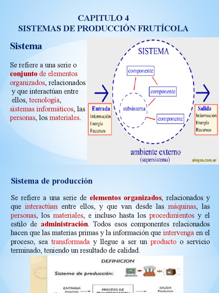 Tema 4. Sistema de Producción Frutícola | PDF | Agricultura