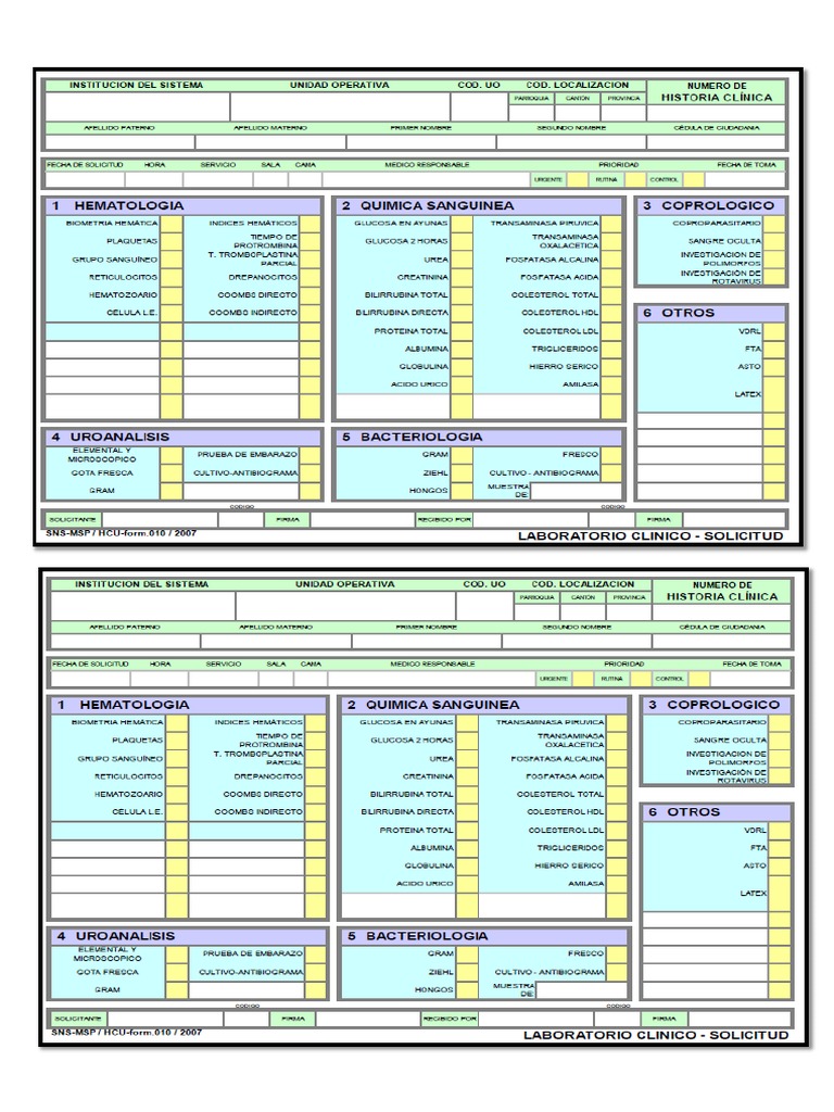 Formato de Examen Laboratorio | PDF