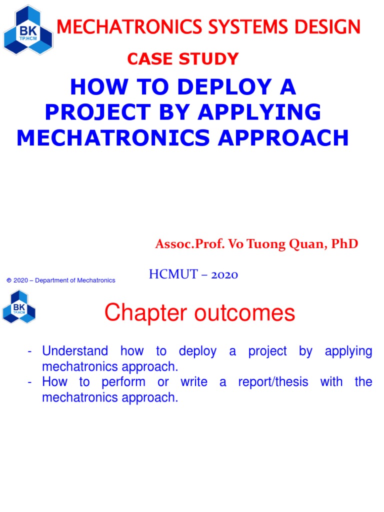 Chapter 1.1 - Case Study | PDF | Control Theory | Mechatronics