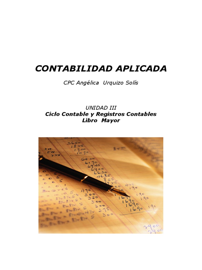Guía del Libro Mayor Contable | PDF | Contabilidad | Economias