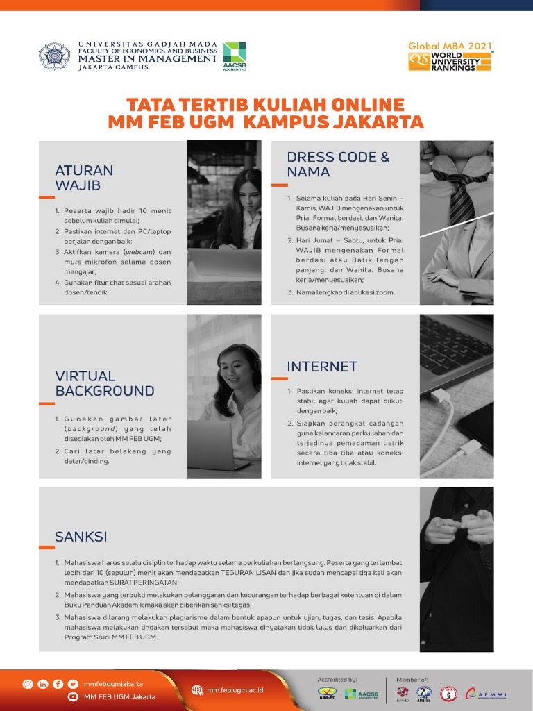 Tata Tertib Kuliah Online | PDF