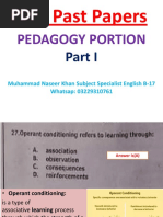 FGEI EST Past Papers 2024 Guide | PDF | Project Based Learning | Learning