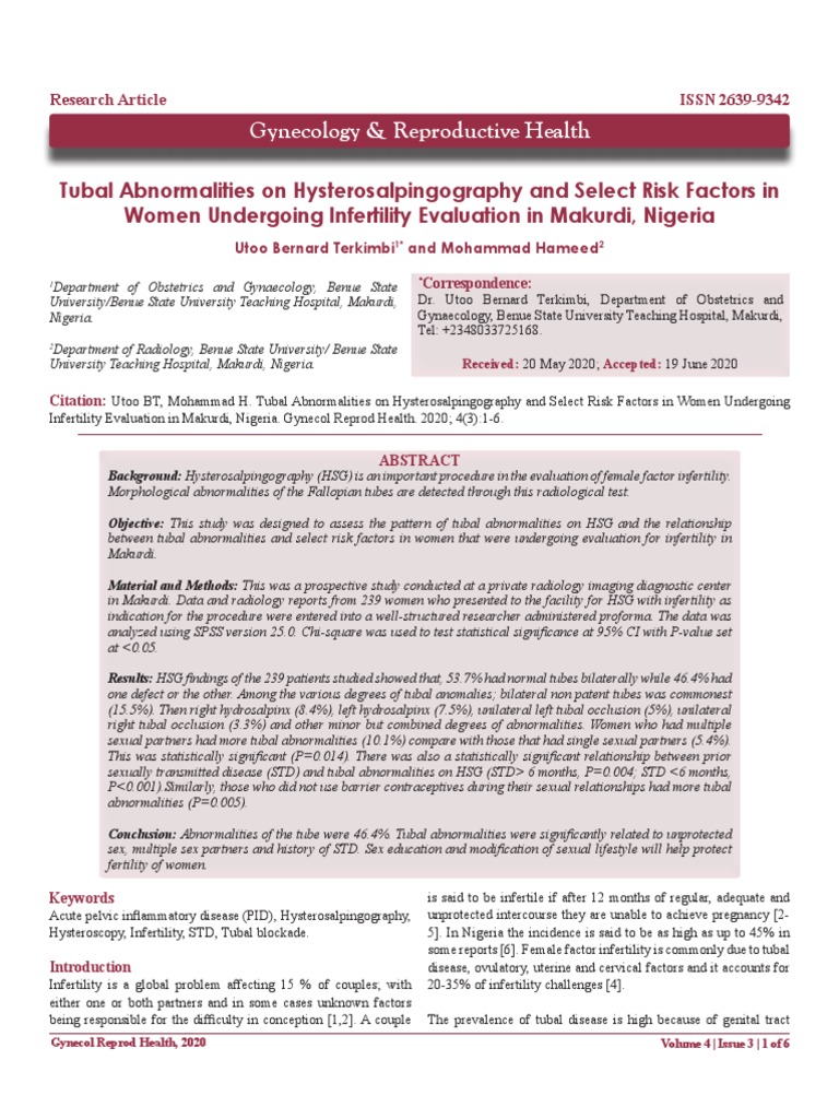 Gynecology & Reproductive Health | PDF | Sexually Transmitted Infection | Infertility