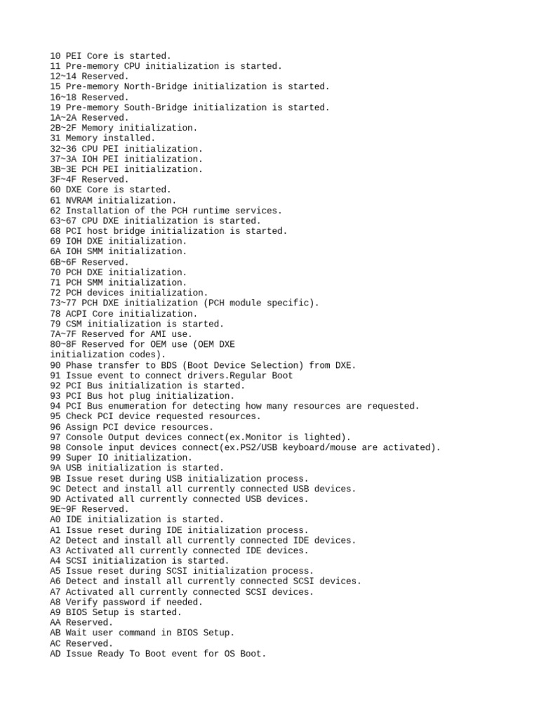 Codigo x99 | PDF | Booting | Bios