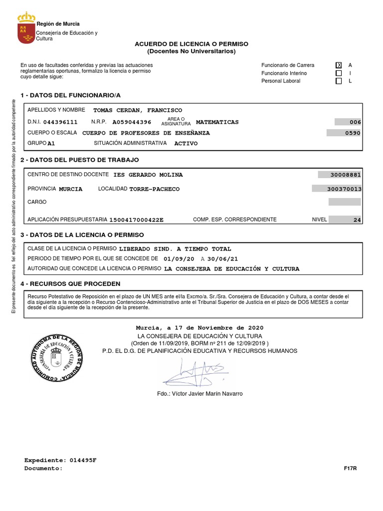 Certificado EOI | PDF