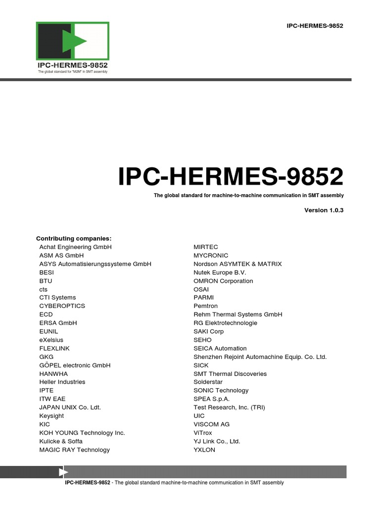 The Hermes Standard Version 1.0.3 | PDF | Internet Protocol Suite | Xml