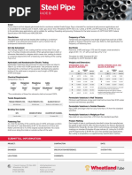ASTM A53 Schedule 40 Submittal Sheet | PDF | Pipe (Fluid Conveyance) | Building Engineering