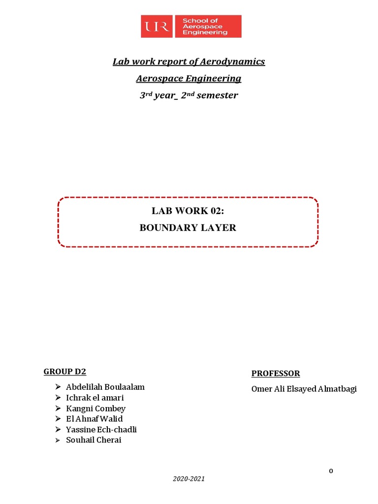 Aerodynamics Boundary Layer Report | PDF | Boundary Layer | Process Engineering
