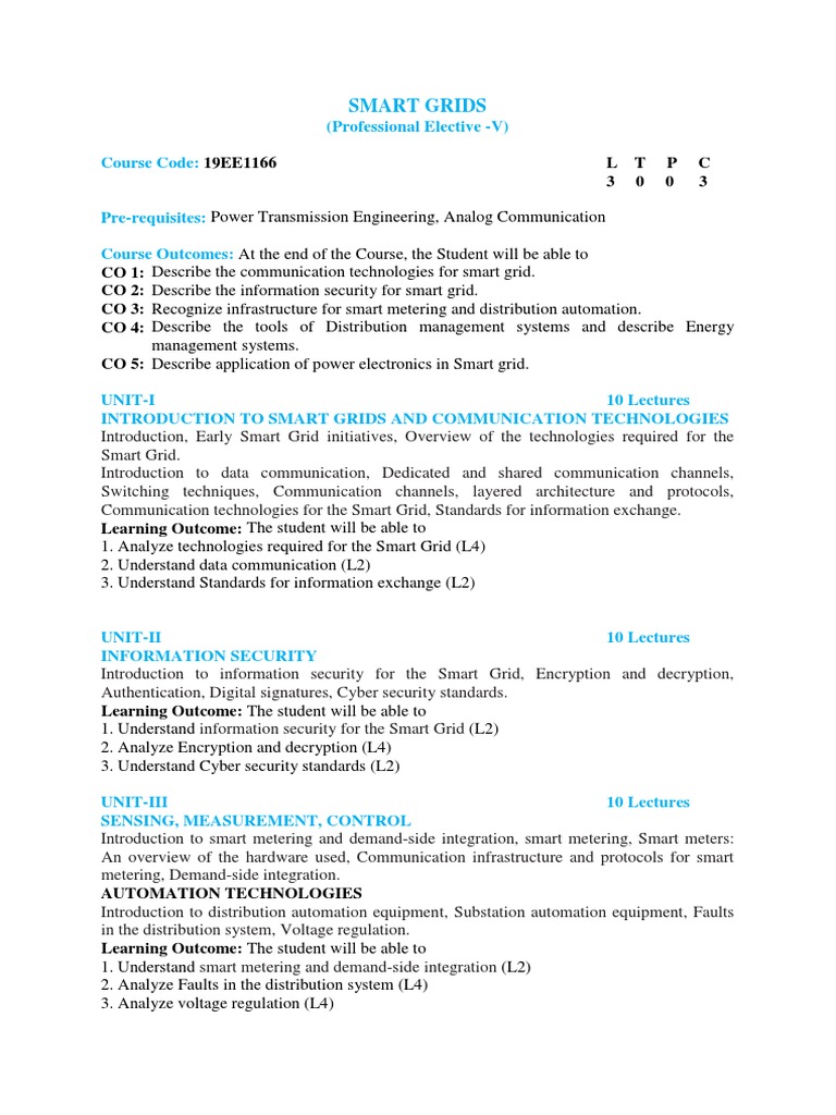 Smart Grids | PDF | Smart Grid | Electrical Grid