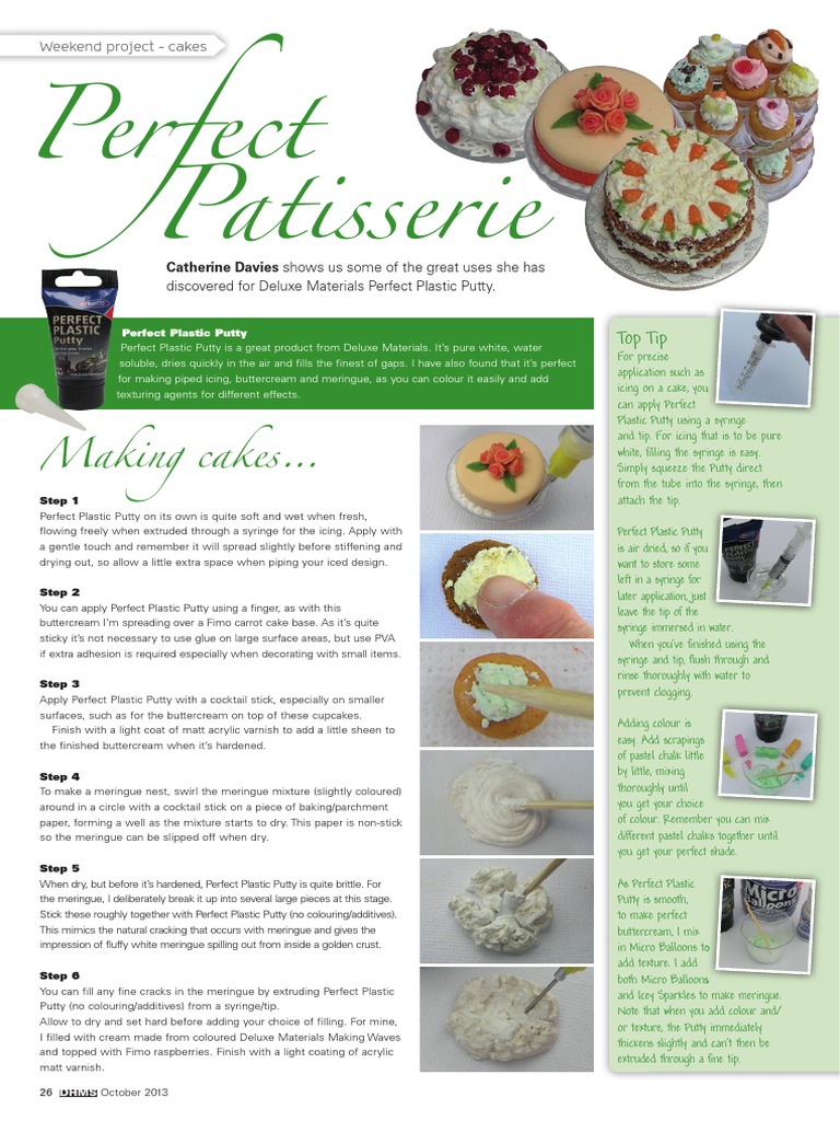 Perfect Plastic Putty | PDF | Syringe | Cakes