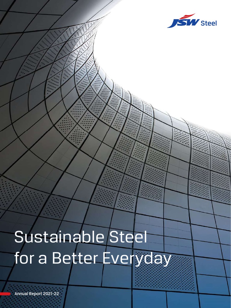 JSW Steel AR 21-22 - 2607 | PDF | Steel | Steelmaking