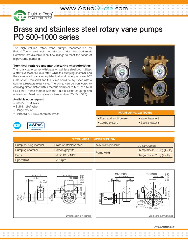 P300 (Fluid O Tech) | PDF | Pump | Valve