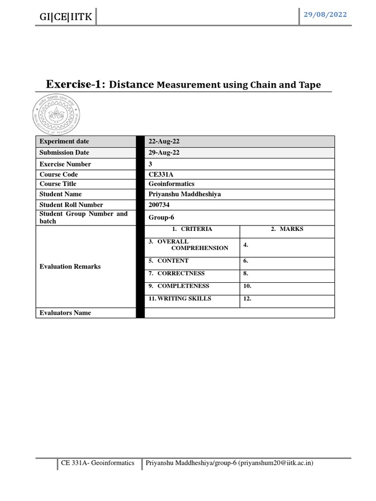 Lab Report Submission - Template - 3 | PDF